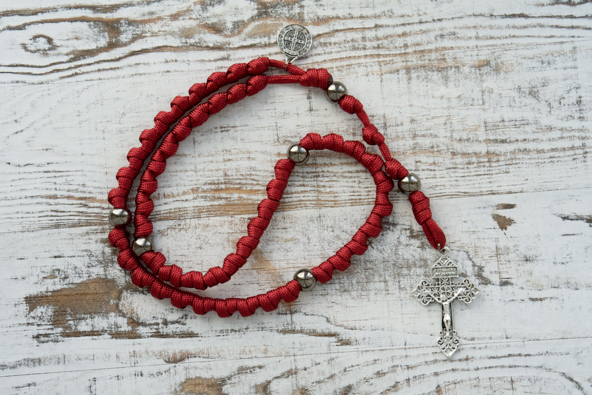 Knotted Rope Rosary | The Defender of Faith — Unbreakable & Rugged ...